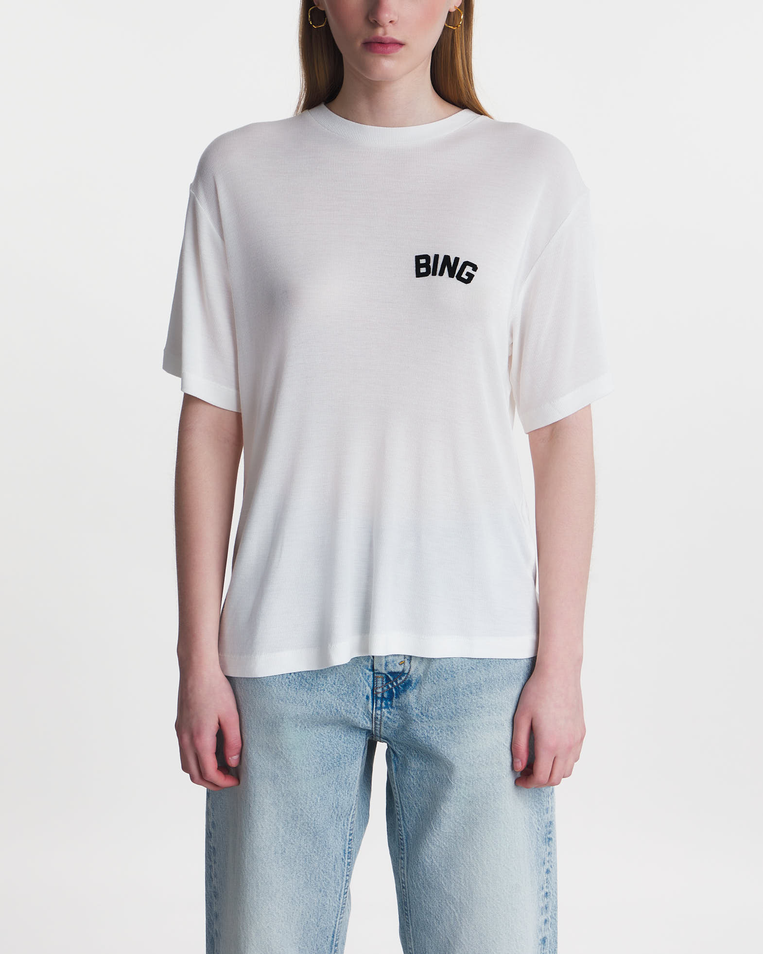 Anine Bing T-Shirt Louis Tee Hollywood | WAKAKUU