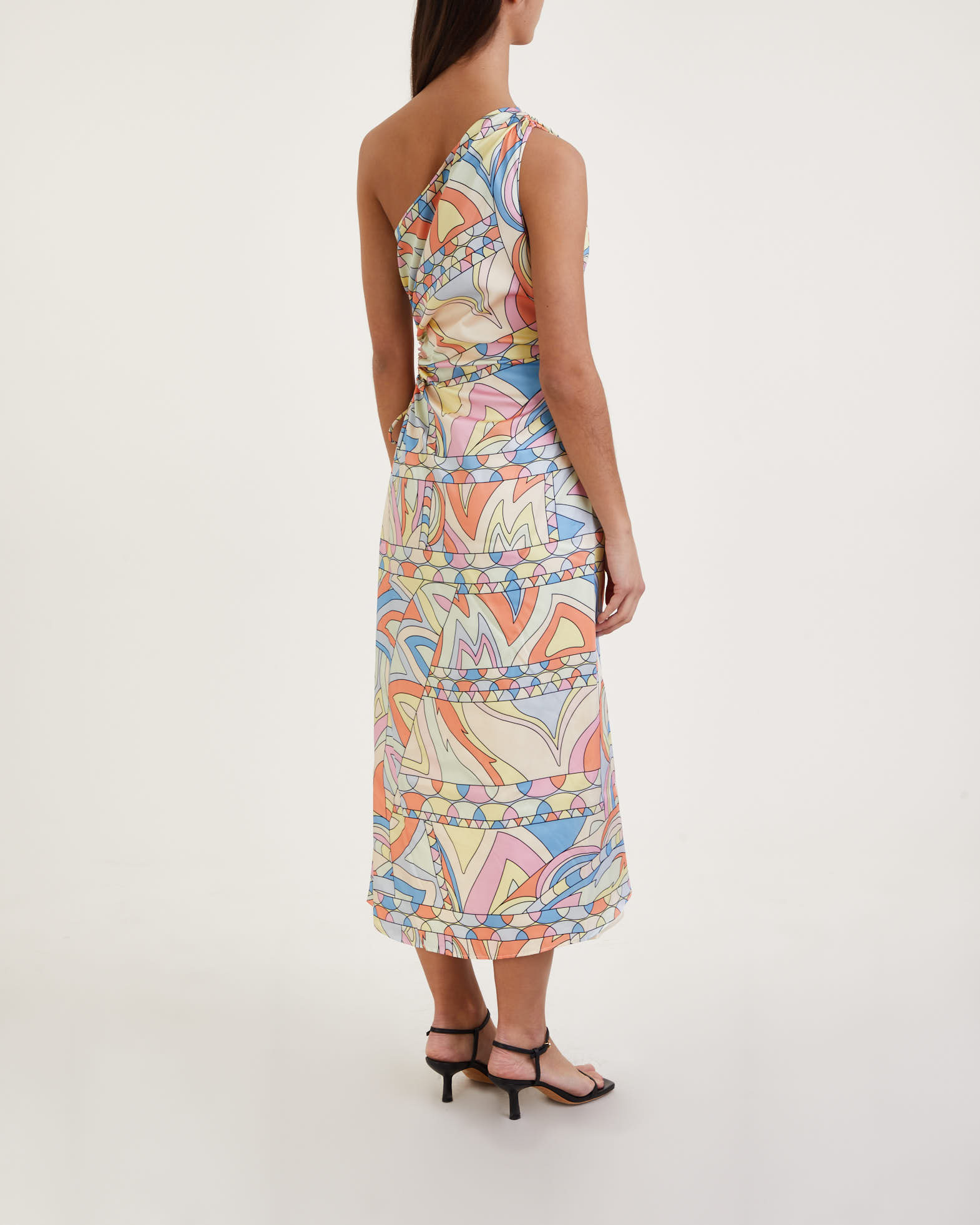 By Malina Klänning Ellie Bold Shapes Multicolor | WAKAKUU