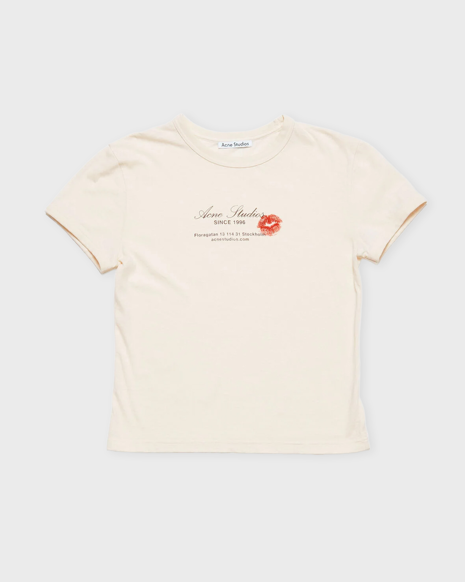 Acne Studios T-shirt Kiss Print Logo | WAKAKUU