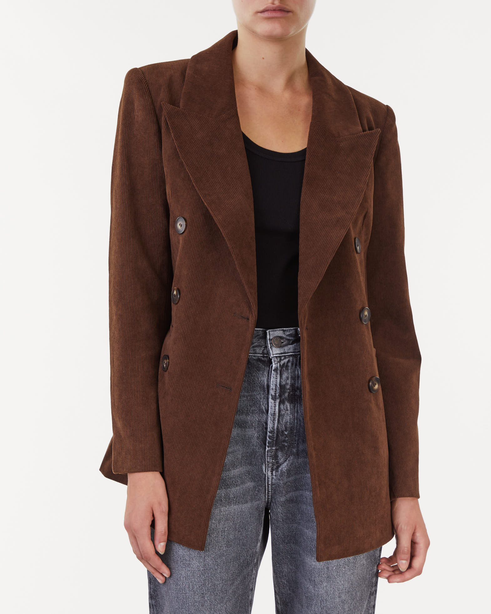 Wakakuu Icons Blaser Choco Corduroy | WAKAKUU