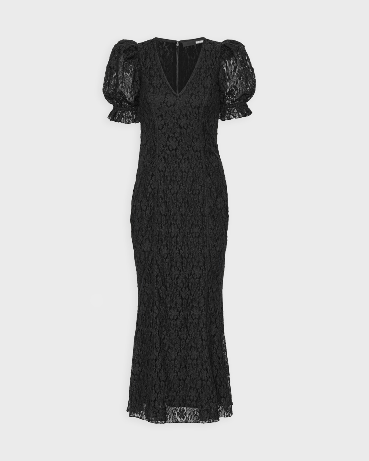 ROTATE Birger Christensen Lace Puff Sleeve Dress | WAKAKUU