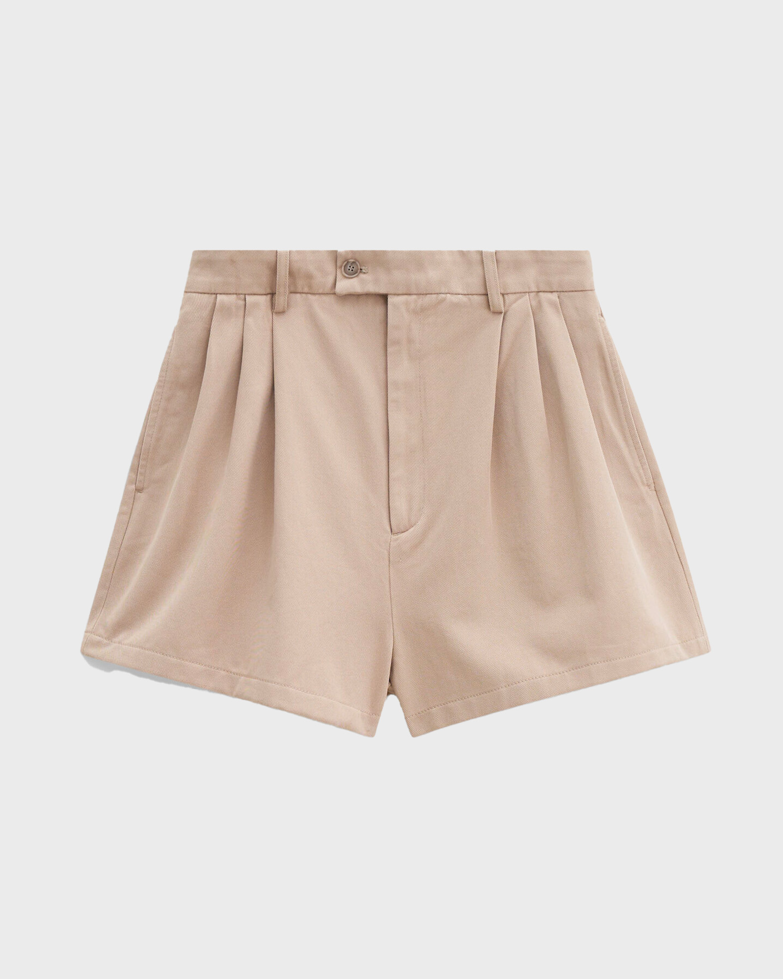 Filippa K Shorts High Waist Pleated Cotton | WAKAKUU