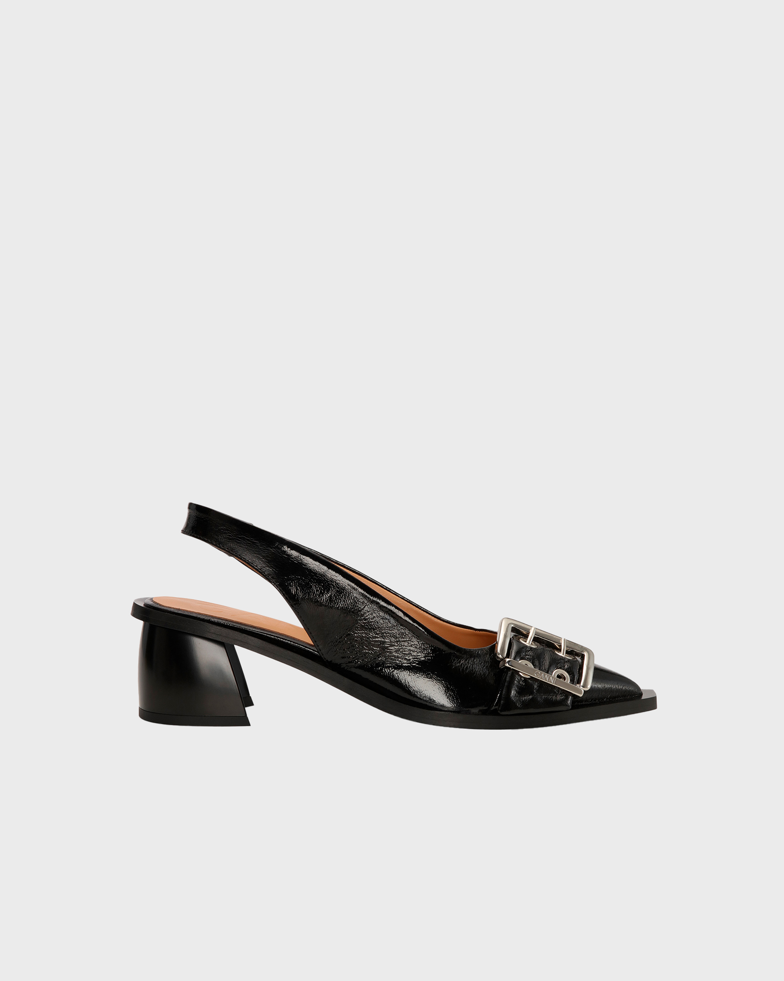 Ganni Pumps Feminine Buckle Slingback | WAKAKUU